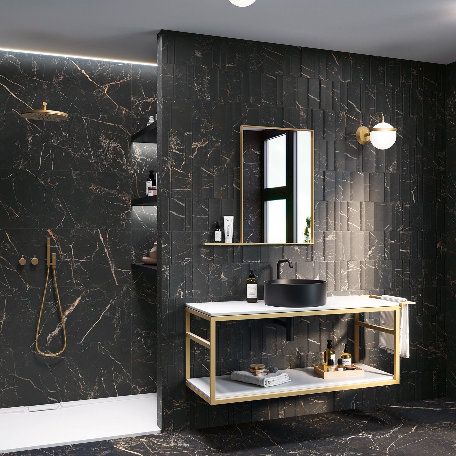 BODENFLIESE MARMOROPTIK NIGHT LUX MATT 120X120 APE CERAMICA | NX23701