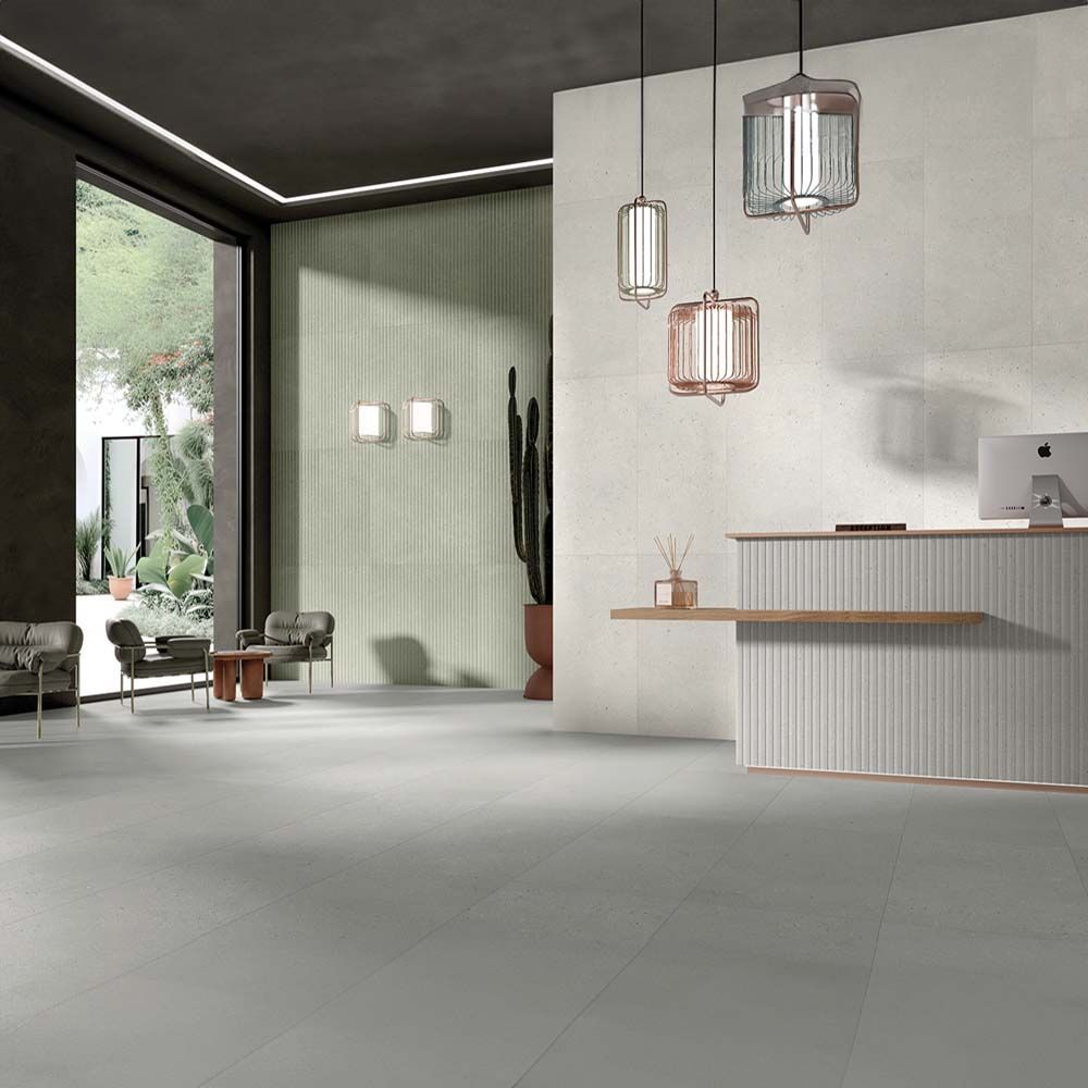 BODENFLIESE TERRAZZOOPTIK GEOLOGY ARGILLA MATT 60X60 DADO CERAMICA | NX09692