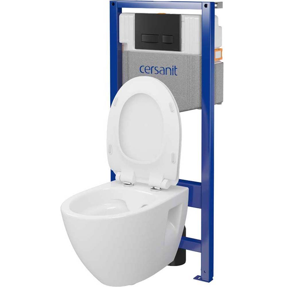 CERSANIT SYSTEM 50 mech Unterputz-Set, Moduo Plus Schale, Brett, Knopf ...